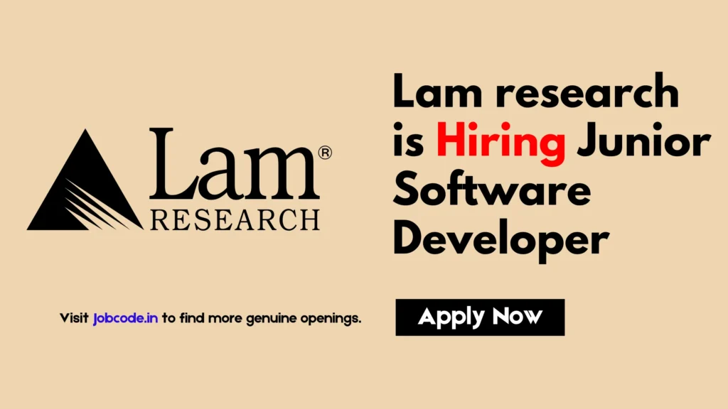 Software Engineer Jobs at Lam Research | React Developer Roles 2025 - Jobcode