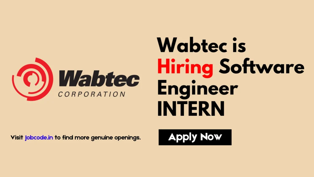 Wabtec Software Engineer Internship 2025 Apply Now Jobcode