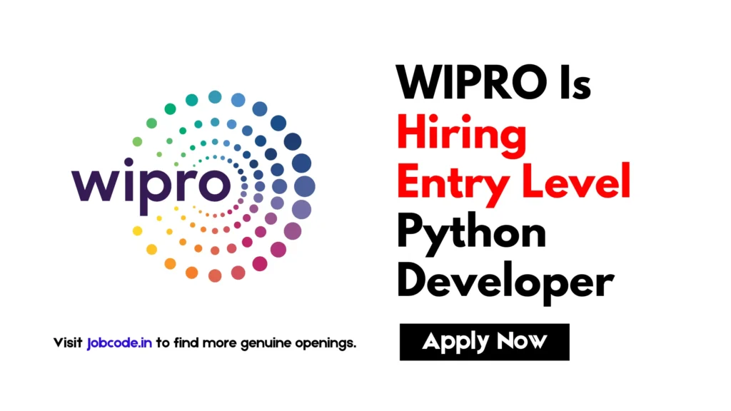 Python Developer Job Opening at Wipro – Build Your Future in Python ...