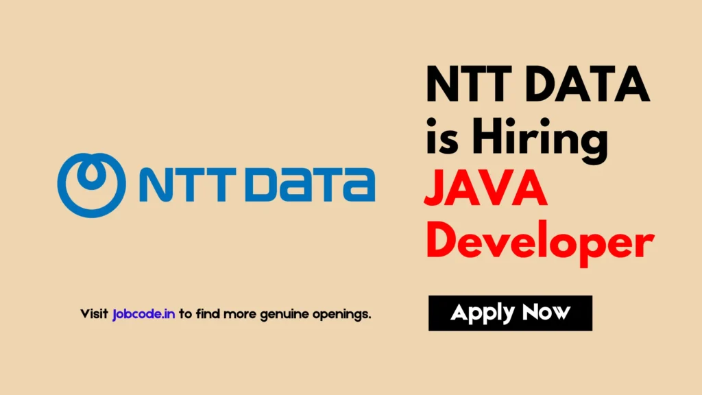 Java Developer Job Openings At Ntt Data 2025 Jobcode