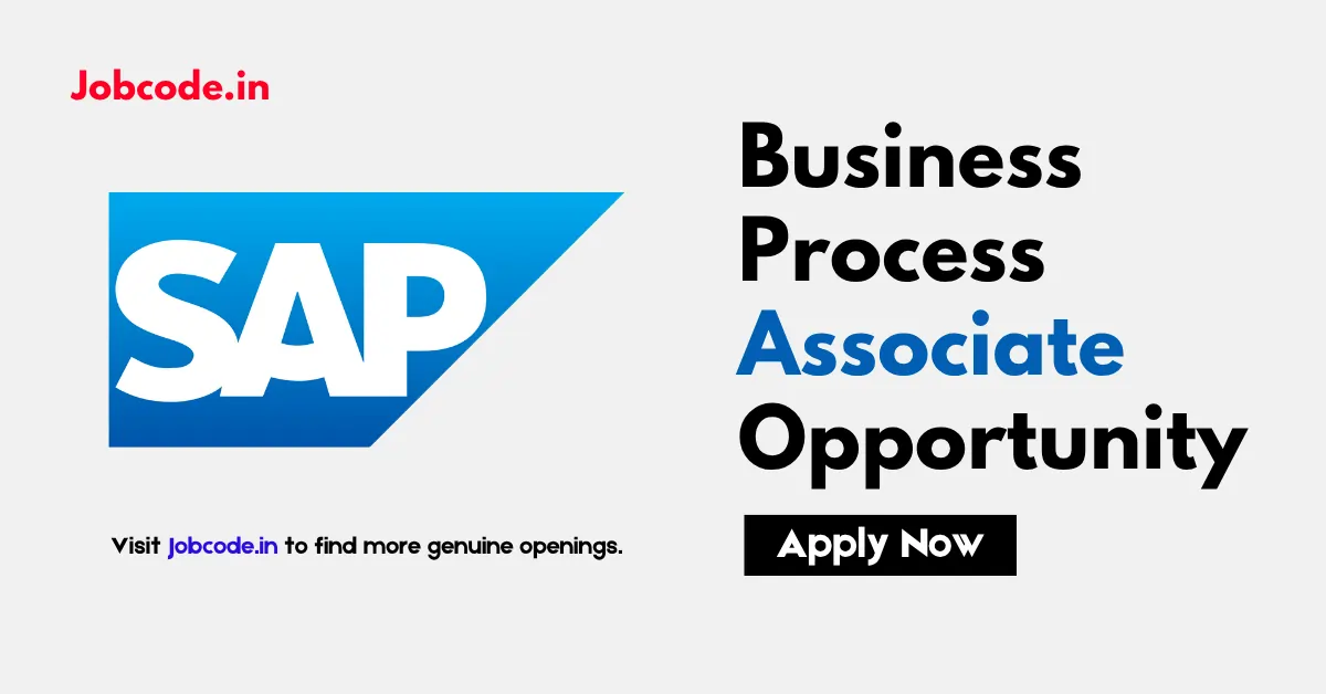 Career Opportunity Business Process Associate at SAP - Jobcode