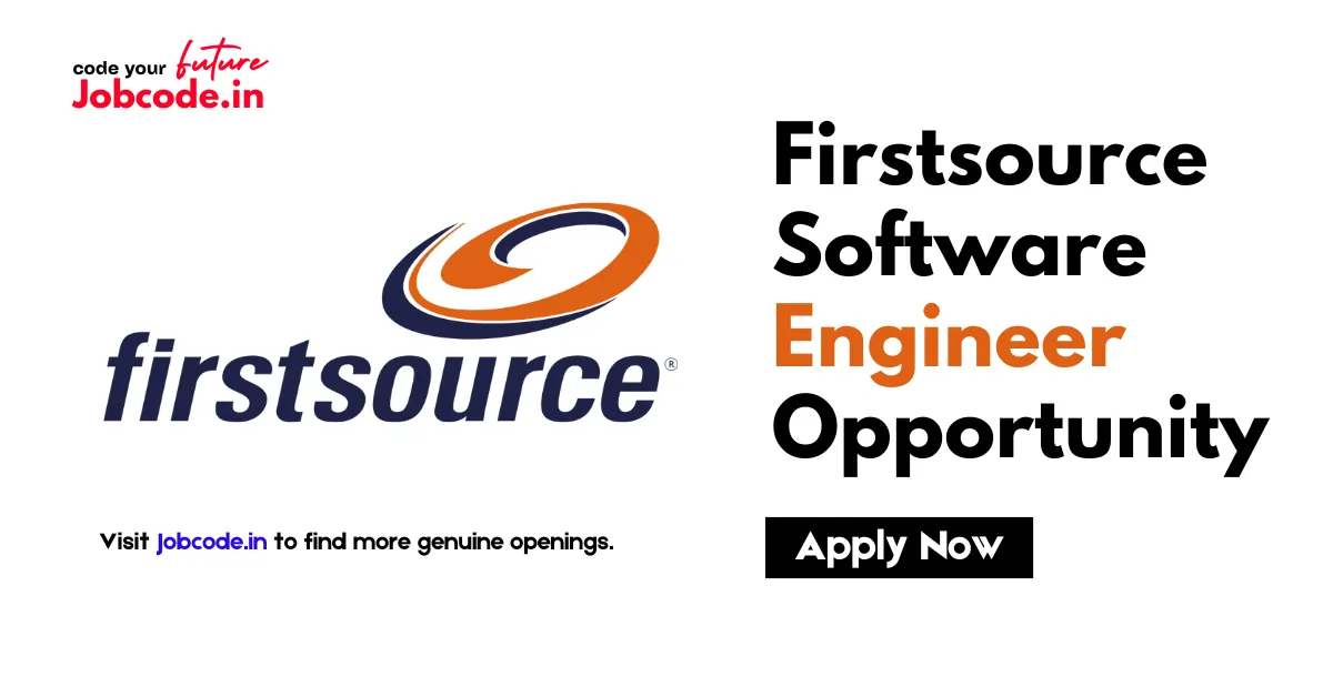Software Engineer Careers at Firstsource – Apply Now - Jobcode