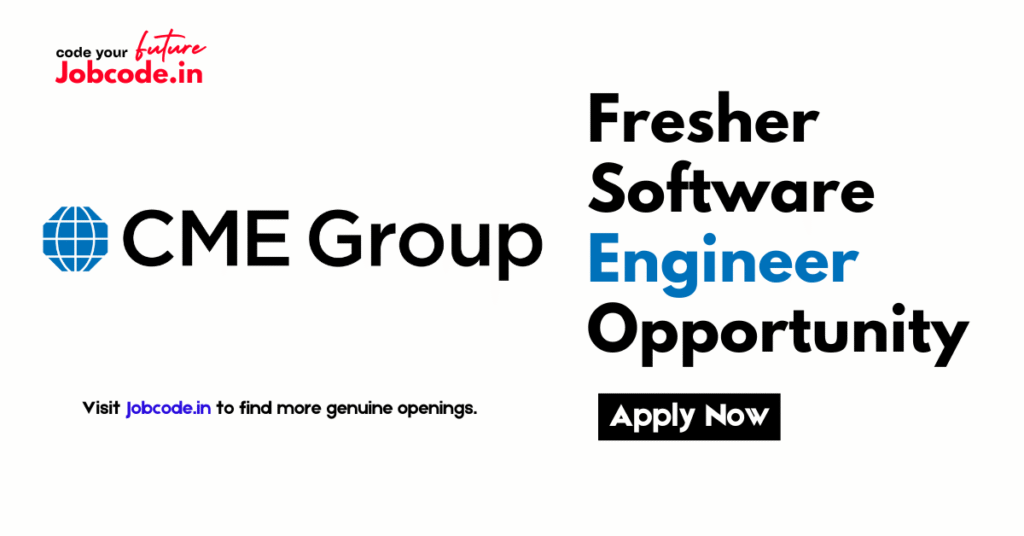 CME Group Fresher Software Engineer Job – Start Your Career - Jobcode