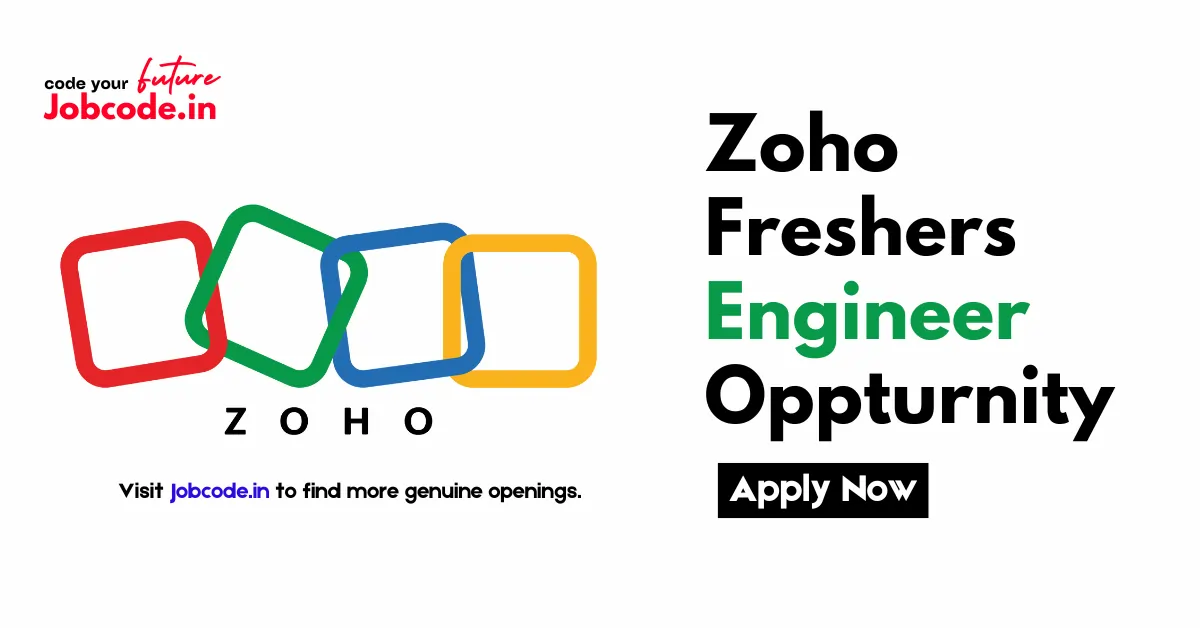 Zoho Freshers Oppturnity: Full Job Guide for SRE Role - Jobcode